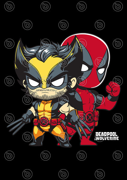 Deadpool x Wolverine Vector T-shirt Designs Bundle Templates – www ...