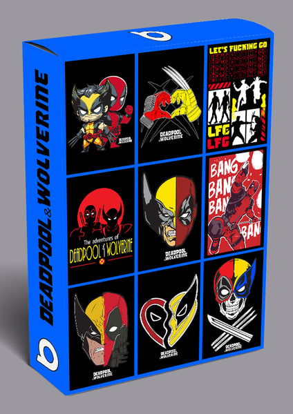 Deadpool x Wolverine Vector T-shirt Designs Bundle Templates – www ...