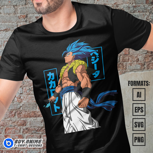 Premium Gogeta Dragon Ball Vector T-shirt Design Template #3 – www ...