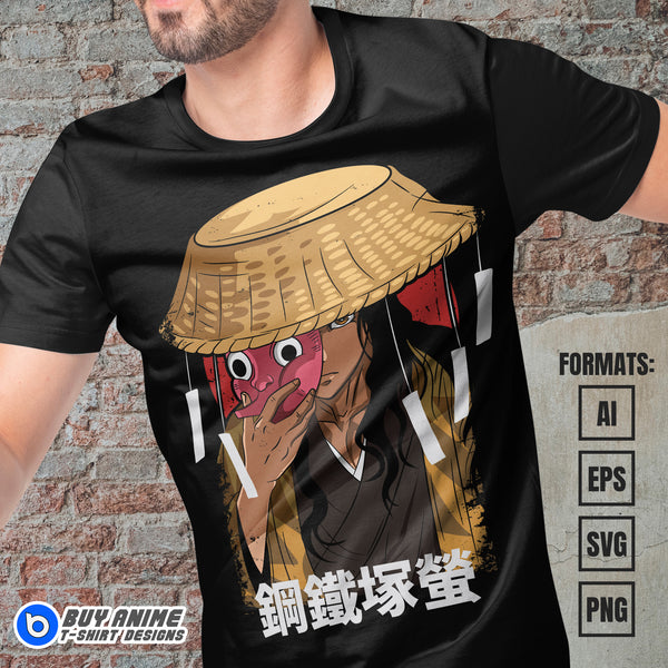 Premium Demon Slayer Anime Vector T-shirt Design Template #9 – www ...