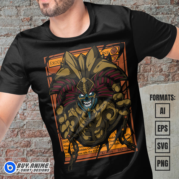 Premium Exodia Yu Gi Oh Anime Vector T-shirt Design Template – www ...