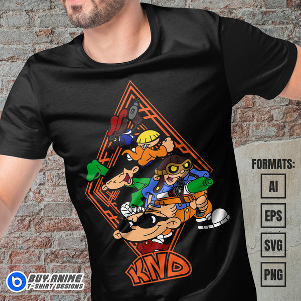 Premium Codename Kids Next Door Vector T-shirt Design Template – www ...