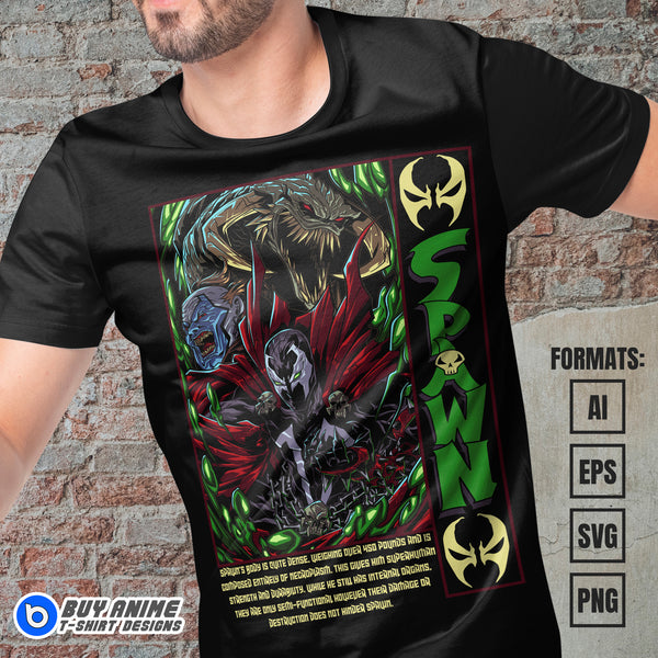 Premium Spawn Vector T-shirt Design Template #2 – www ...