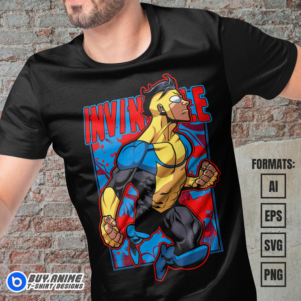 Premium Invincible Vector T-shirt Design Template #3 – www ...