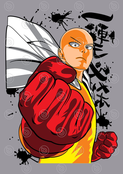 One Punch Man Anime Vector T-shirt Designs Bundle Templates – www ...